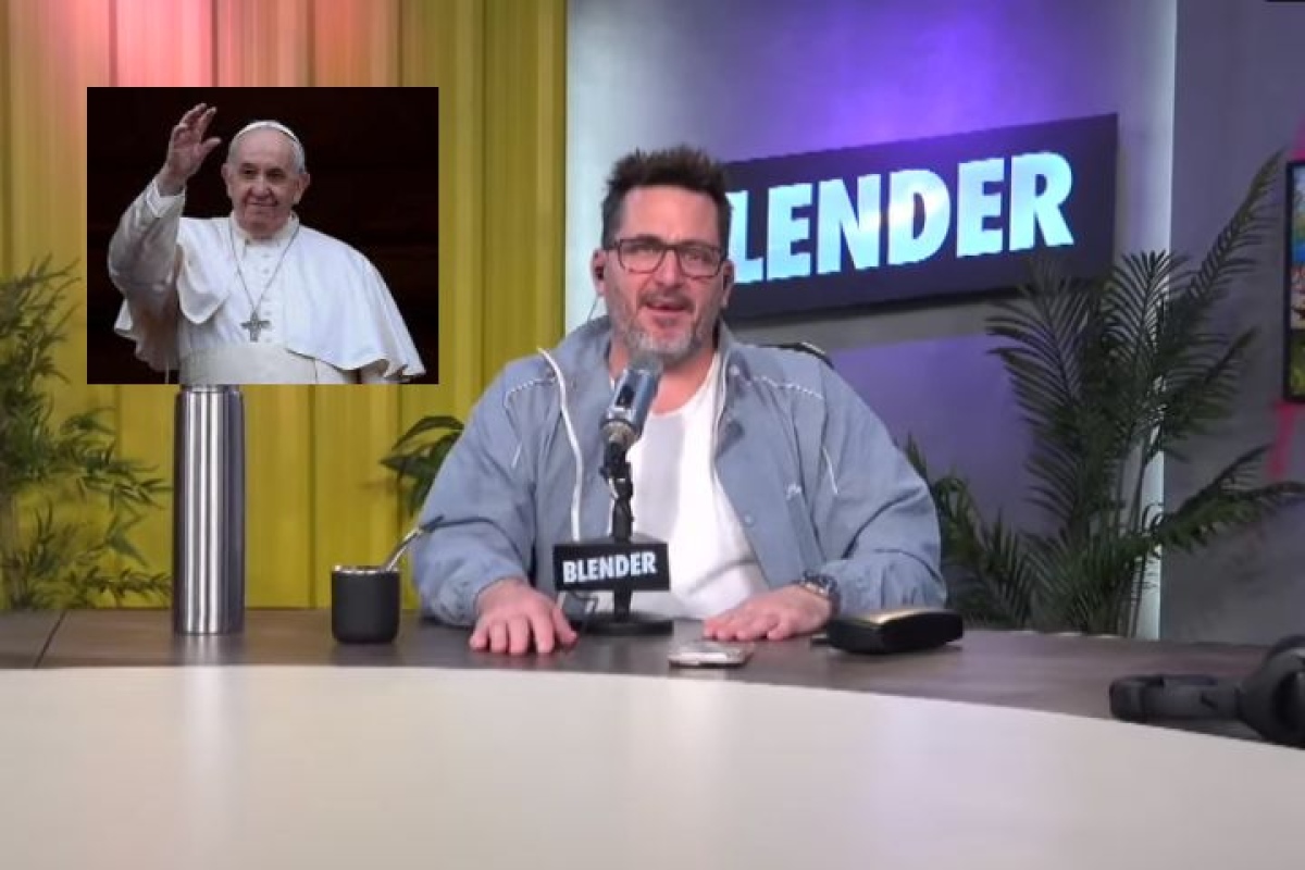Fede Simonetti, emocionado en Blender por la muerte del Papa Francisco ...